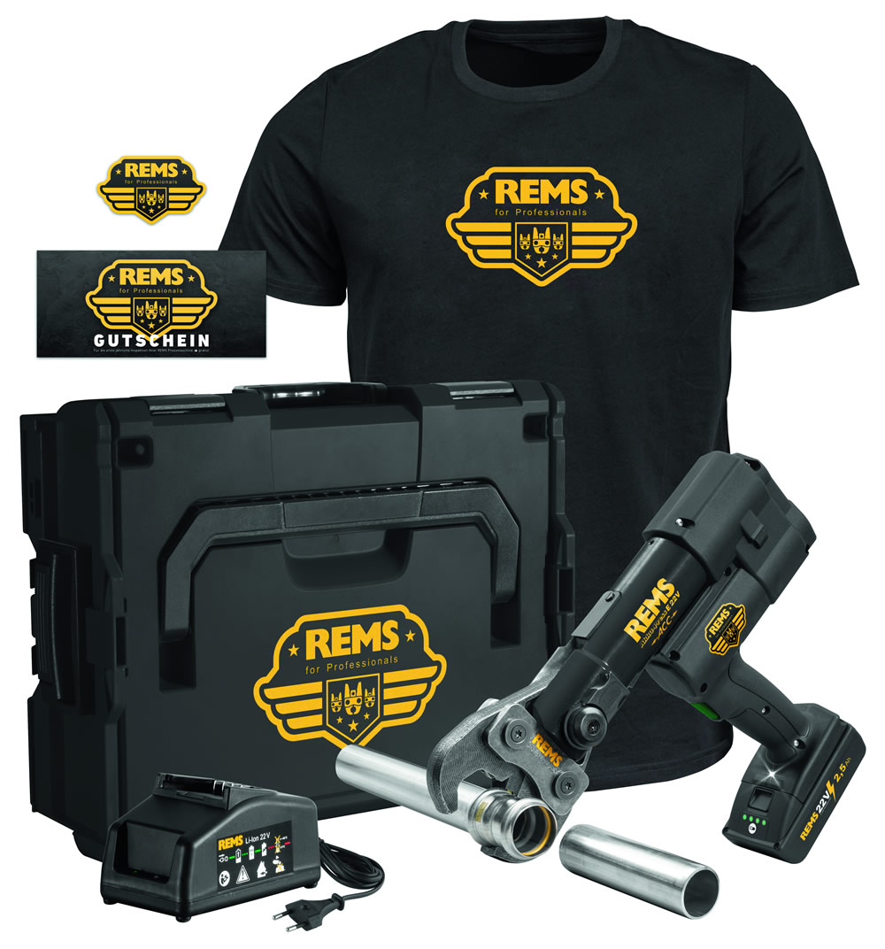 REMS Akku-Press E 22V ACC Limited-Edition DEU 2024 - Akku Radialpresse ...